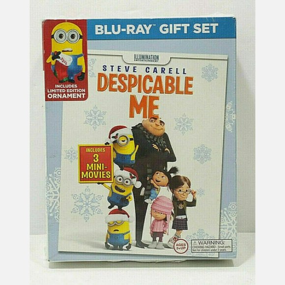 Media | New Despicable Me3 Mini Movies Bluray Dvd 344e1m | Poshmark